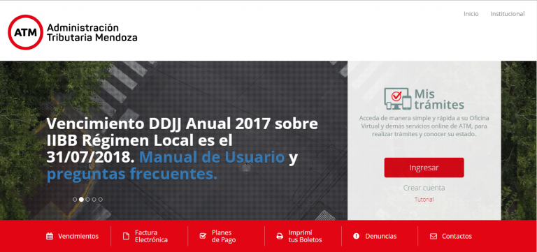 Atm Vence La Declaración Jurada Anual De Ingresos Brutos Prensa